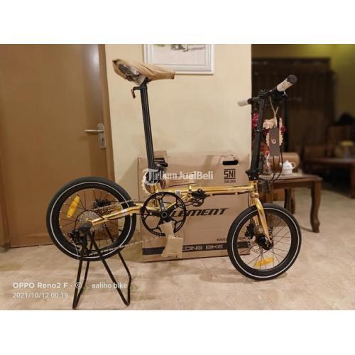 Sepeda Lipat Element Troy 10 speed Gold Edition Ready Harga Nego di ...