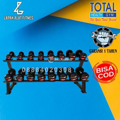 Alat Olahraga Dumble Set 2,5 di 20 Kg + Rack di Jakarta Barat - Tribun ...