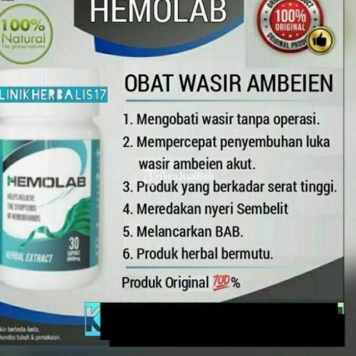 HEMOLAB obat ambien wasir herbal ampuh wa 081326392033 - Tribun JualBeli