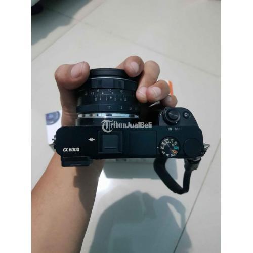 Kamera Sony A6000 + Lensa fix Meike 35mm Bekas Like New Fullset di ...