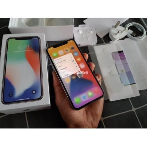 HP iPhone X 256GB White Fullset Bekas All Operator Mulus No Minus di ...