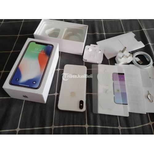HP iPhone X 256GB White Fullset Bekas All Operator Mulus No Minus di ...