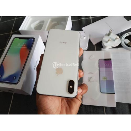 HP iPhone X 256GB White Fullset Bekas All Operator Mulus No Minus di ...