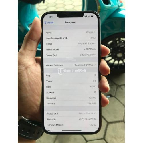 HP iPhone 12 Pro Max 128 GB iBox Second Fullset Istimewa Mulus Nego di ...