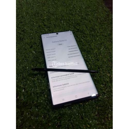 HP Samsung Note 10 8/256GB Second Fullset No Minus di Semarang - Tribun ...