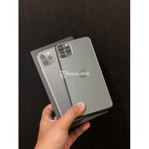 HP iPhone 11 Pro Max 64Gb MidnightGreen Ex iBox Mulus di Depok - Tribun ...