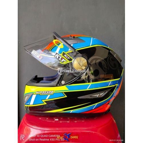 Helm Full Face KYT C5 Xavier Snell Lisensi UK L Shell 90% Busa Aman di ...
