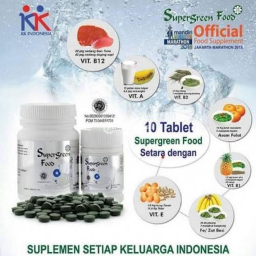 Supergreen Food (SGF) Suplemen Tablet Mengandung Polifenol di Bandung ...