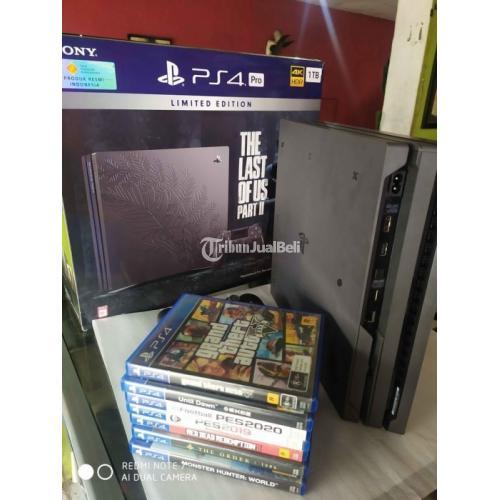 Konsol Game Sony PS4 Pro Limited Edition Bekas TLOU Mulus Like New di ...