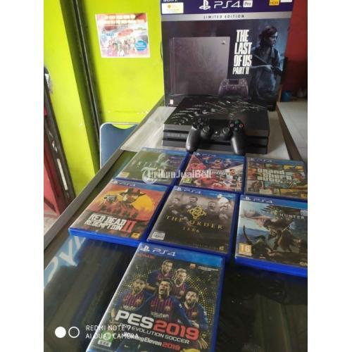 Konsol Game Sony PS4 Pro Limited Edition Bekas TLOU Mulus Like New di ...