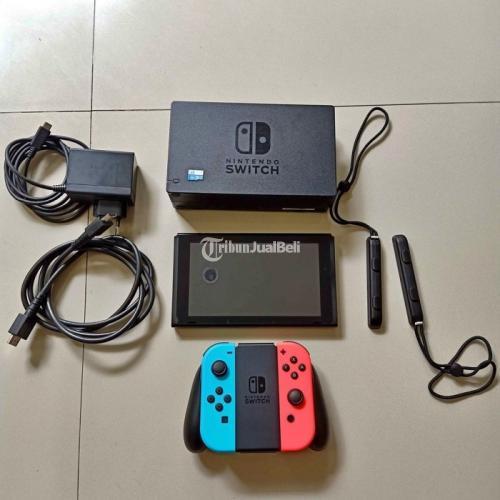 Konsol Game Bekas Nintendo Switch Neon Normal Bagus Mulus Free Tas di ...