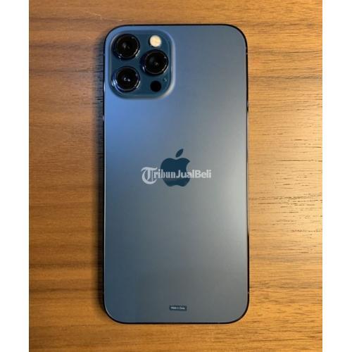 HP Apple Bekas iPhone 12 Pro Max Pacific Blue 256GB Like New iBox ...