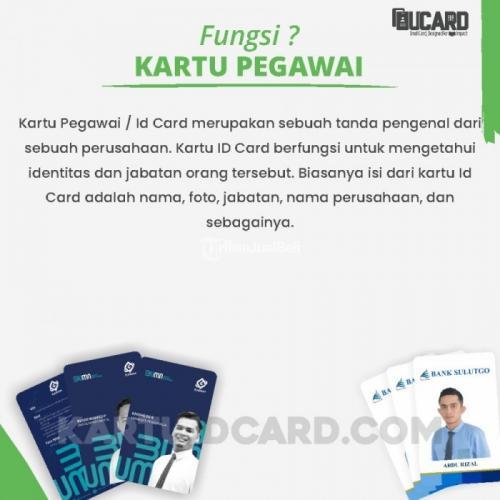 Cetak Kartu Pegawai PVC Berkualitas Dua Sisi Full Color UCARD di Klaten ...