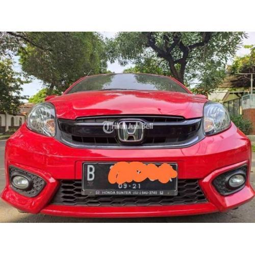 Mobil Honda Brio 2016 Bensin Matic Warna Merah Bekas Body Mulus di ...