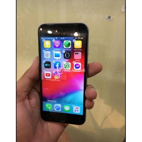 HP iPhone 6 64GB Fullset Silver Bekas Mulus No Minus Siap Pakai di ...