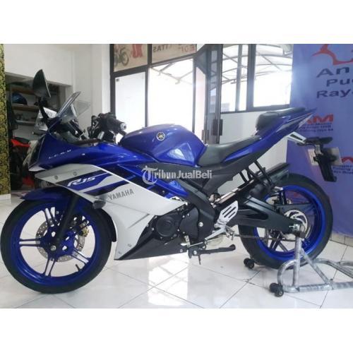 Motor Yamaha R15 V2 2016 Bekas Warna Biru Mesin Standar Surat Lengkap ...