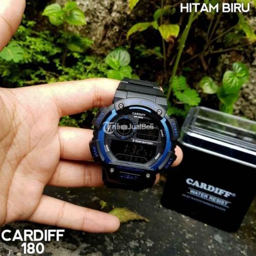 Jam Tangan Cardiff 180 Digital Diameter 4.5 Cm Strap Rubber Baru di ...