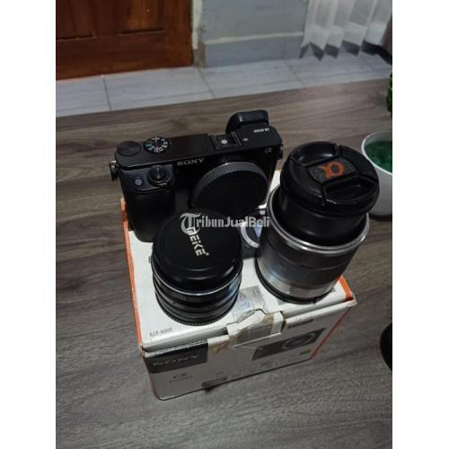 Kamera Sony A6000 Fullset Lensa Kit dan Fix No Jamur Kondisi Bekas di ...