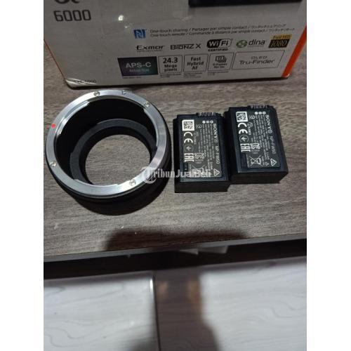 Kamera Sony A6000 Fullset Lensa Kit dan Fix No Jamur Kondisi Bekas di ...