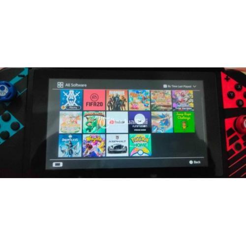 Konsol Game Nintendo Switch V2 Bekas Fullset Normal Harga Nego di ...
