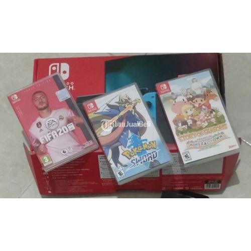 Konsol Game Nintendo Switch V2 Bekas Fullset Normal Harga Nego di ...