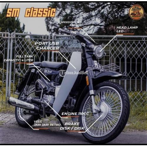 Motor SYM Classic Retro 110cc 2021 Bekas Kondisi Mulus Fungsi Normal di ...