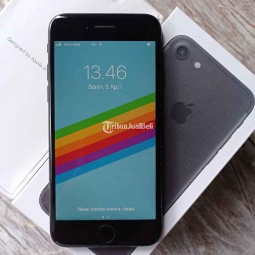 HP iPhone 7 32Gb Black Fullset Baterai Awet Bekas Fungsi Normal di ...