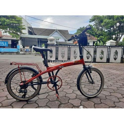 Sepeda Lipat Yokohama Repaint Merah McQueen Bekas Aman Normal di Jogja ...