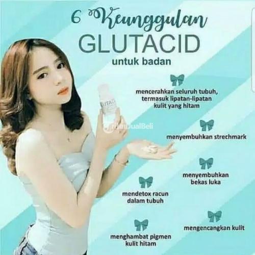 Glutacid Glutathione 16000mg Whitening Booster Obat Pemutih Badan Asli ...