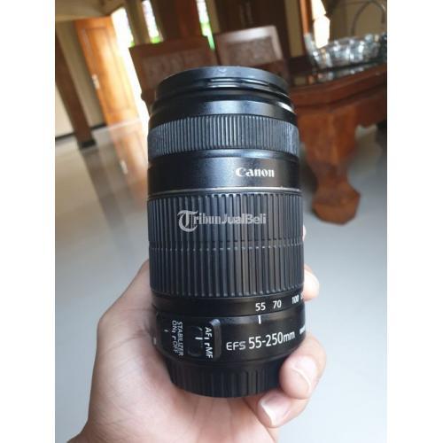 Lensa Tele Canon 55di250mm Fullset Bekas Fungsi Normal Harga Nego di ...