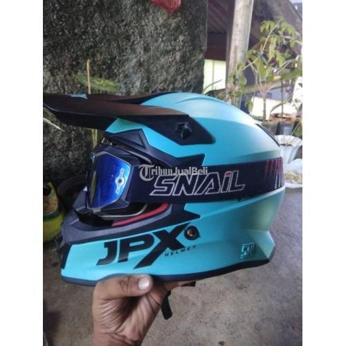 Helm JPX Cross Warna Biru Size S Kondisi Bekas Harga Nego di Bandung ...