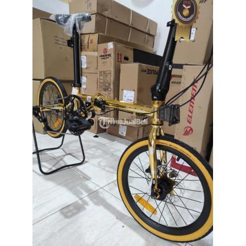 Sepeda Lipat Element Troy Chromoly 10 Speed Gold Baru Harga Promo di ...