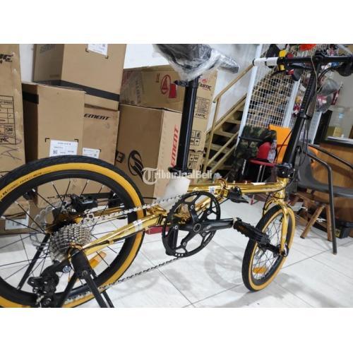 Sepeda Lipat Element Troy Chromoly 10 Speed Gold Baru Harga Promo di ...