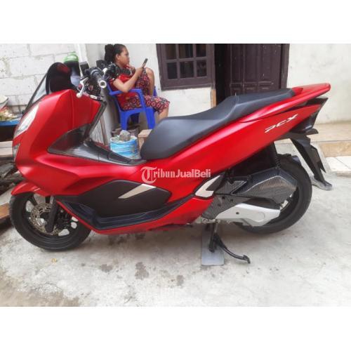 Motor Honda PCX 2019 Non ABS Merah Low KM Bekas Harga Nego di Surabaya ...