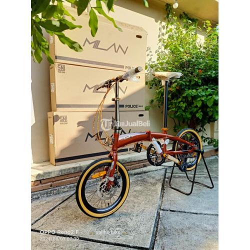 Sepeda Lipat Police Milan Ring 20 New Frame Hiten Steel Speed 8 di ...