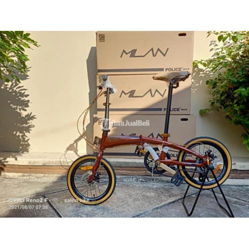 Sepeda Lipat Police Milan Ring 20 New Frame Hiten Steel Speed 8 di ...