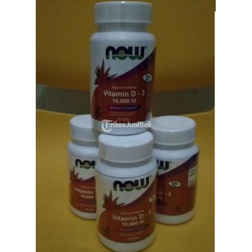 NOW Vitamin D3 10000 IU High Potency 120 Softgels untuk Tubuh di Jakarta Barat - Tribun JualBeli