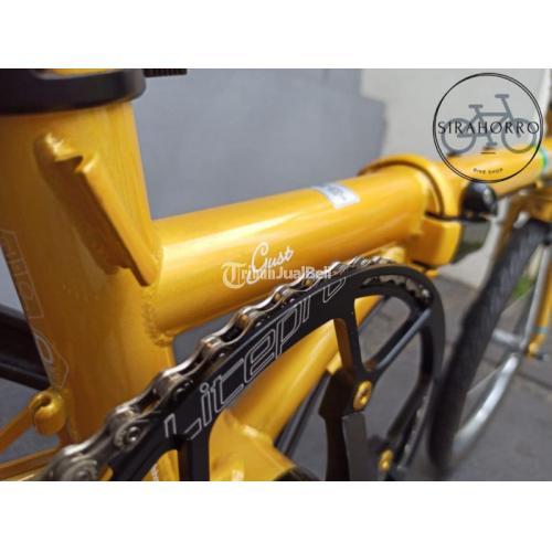 Sepeda Lipat Fnhon Gust 16 inch 10 Speed with Mialobikes Wheels Baru di ...