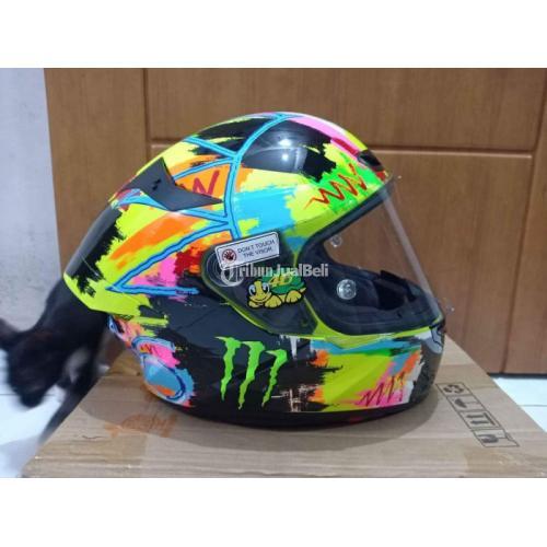 Helm KYT TT Course Motif Repaint AGV Winter Test Ukuran L Bekas di ...