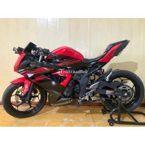 Motor Kawasaki Ninja 2018 Warna Merah Surat Lengkap Mesin Orisinil di ...