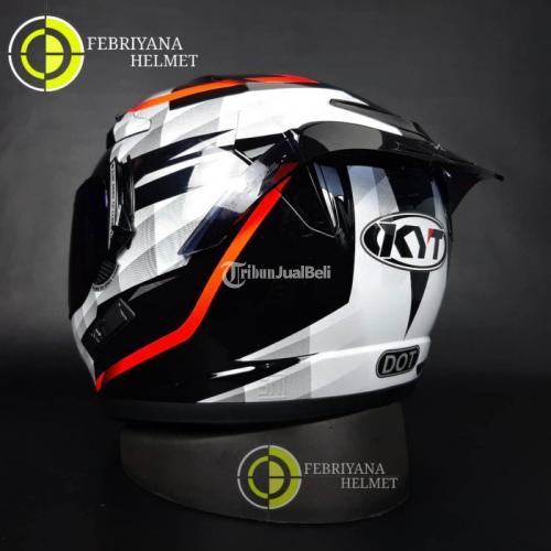 Helm KYT K2 Rider Diamond White Ready Semua Size SNI Busa Tebal Kondisi ...