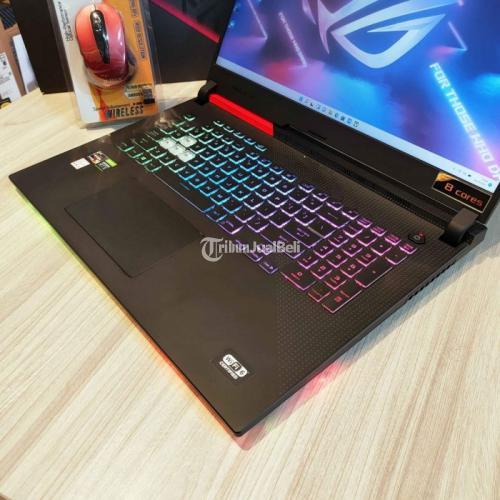 Laptop Asus ROG Strix G7 13IC Ryzen 7 8/512GB Second Fullset Mulus ...