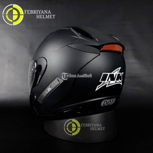 Helm INK Metro 2 Solid Black Doff Ready Semua Size Busa Tebal Nyaman ...