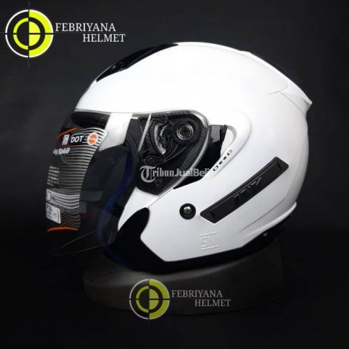 Helm INK Metro 2 Solid White Ready Semua Size SNI Busa Tebal Nyaman di ...