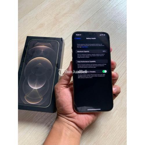 HP iPhone 12 Pro Max 128 GB Gold Fullset Original Ex iBox di Jakarta ...