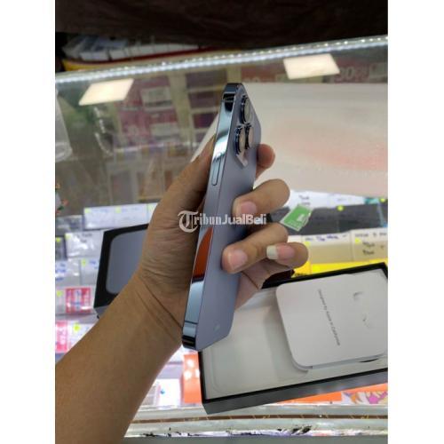 HP iPhone 13 Pro iBox ( 128 ) Sierra blue Fullset Bekas Mulus No Minus ...