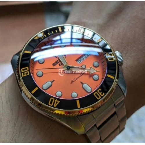 Jam Tangan Seiko 5kx SRPD59 mod Bekas Normal Fullset Box Kartu Garansi ...
