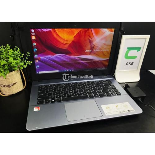 Laptop Asus VivoBook X441B AMD A9 4GB 1TB Second Fullset Mulus Normal ...