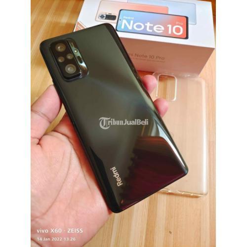 HP Xiaomi Redmi Note 10 Pro Black 8/128GB Second Fullset Mulus Normal ...