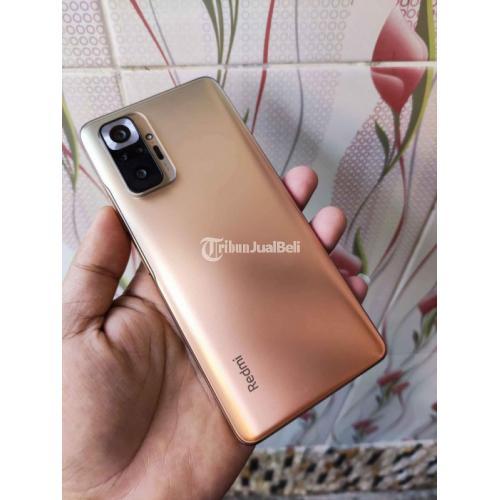 HP Xiaomi Redmi Note 10 Pro Gold 6/64GB Second Fullset Mulus Normal di ...